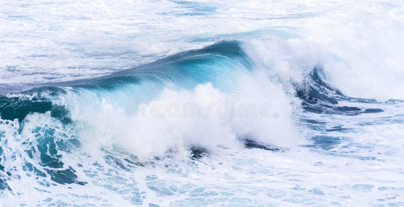Split Ocean Wave Background Isolated, Sea Stock Photo - Image of ...