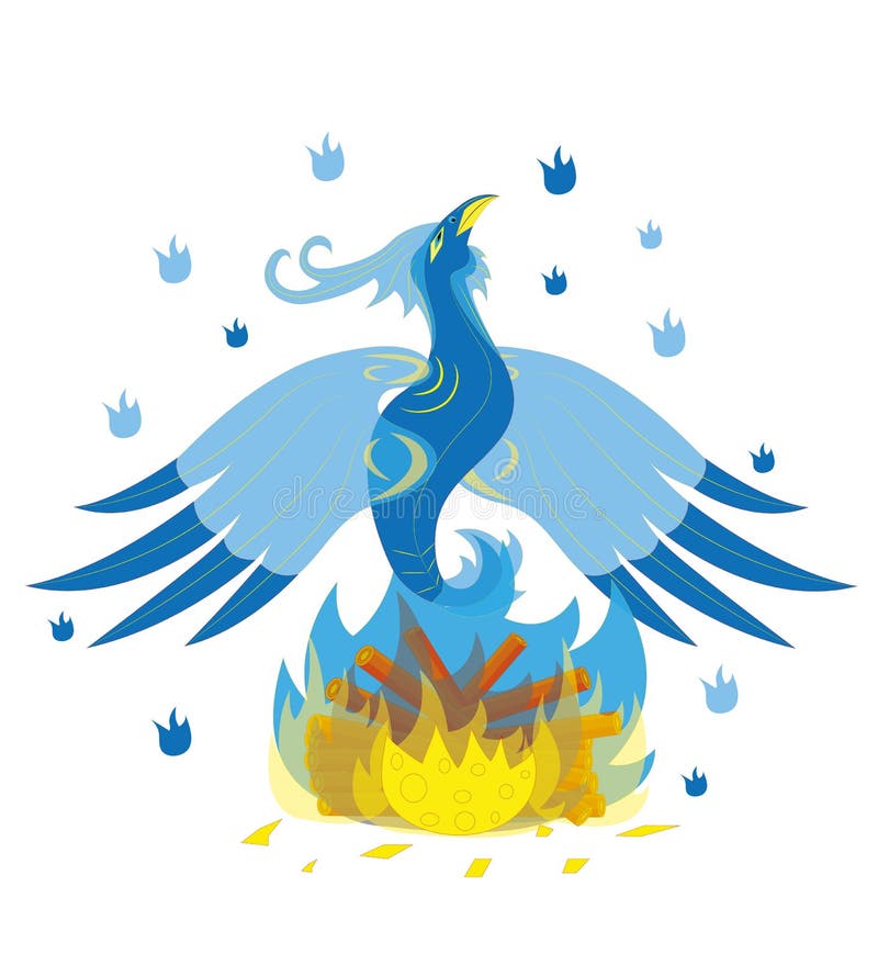 Beautiful blue ice a bird stock vector. Illustration of snow - 101093171