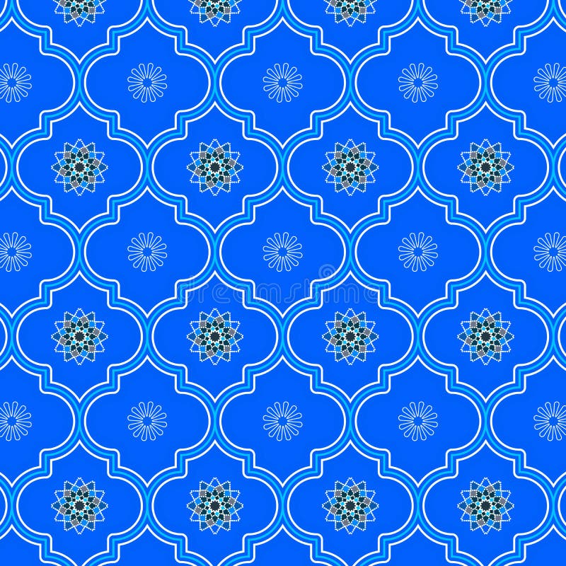 Blue Moroccan Pattern Stock Illustrations – 32,628 Blue Moroccan ...