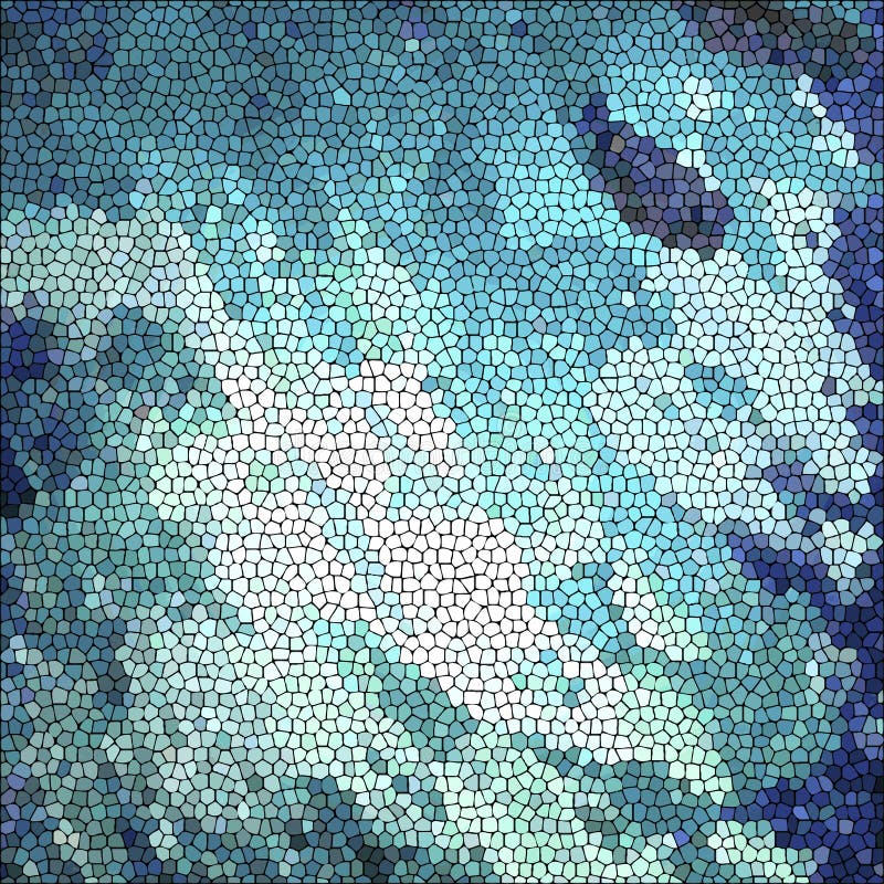 Beautiful Blue Mosaic Background Stock Vector - Illustration of ...