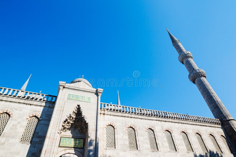 Beautiful Blue Mosque stock image. Image of dome, architectural - 25672565
