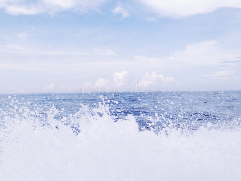 The Beautiful Blue Ocean stock photo. Image of ocean - 107712820