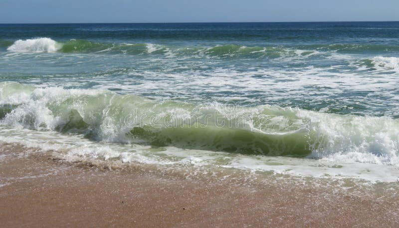Ocean Water Background on Florida Beach Stock Photo - Image of vacation ...