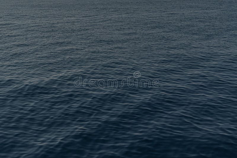 Beautiful Blue Ocean Water with Mild Waves Stock Image - Image of waves ...