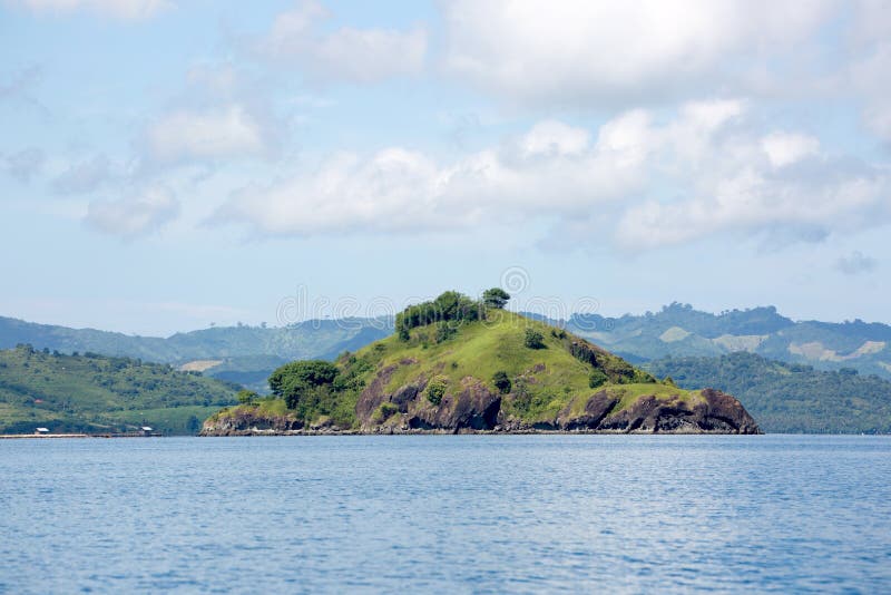 Beautiful Blue Ocean with White Sand Beach. Stock Photo - Image of asia ...