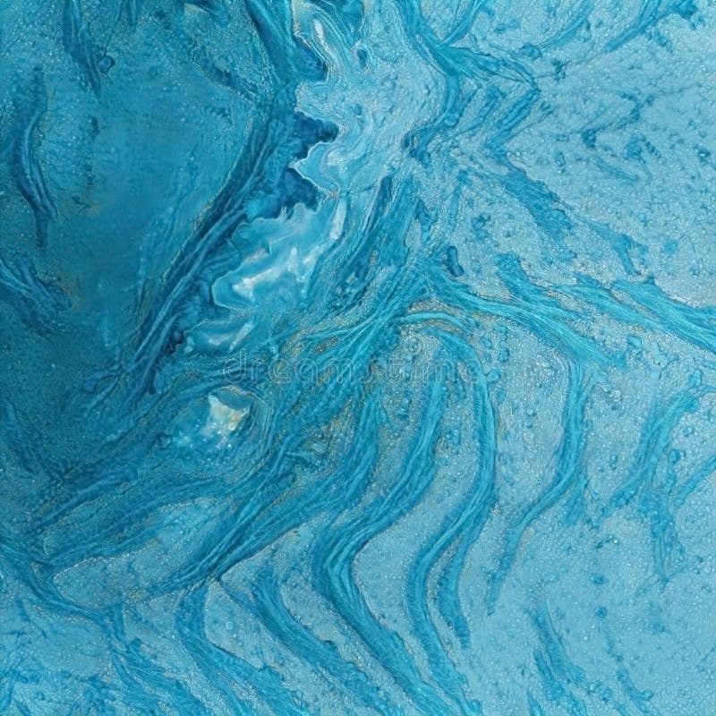 Beautiful Blue Oil Painting - Great for Wallpapers Stock Photo - Image ...