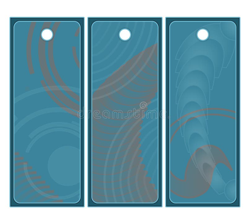 Beautiful Blue and Orange Tags or Labels Stock Illustration ...