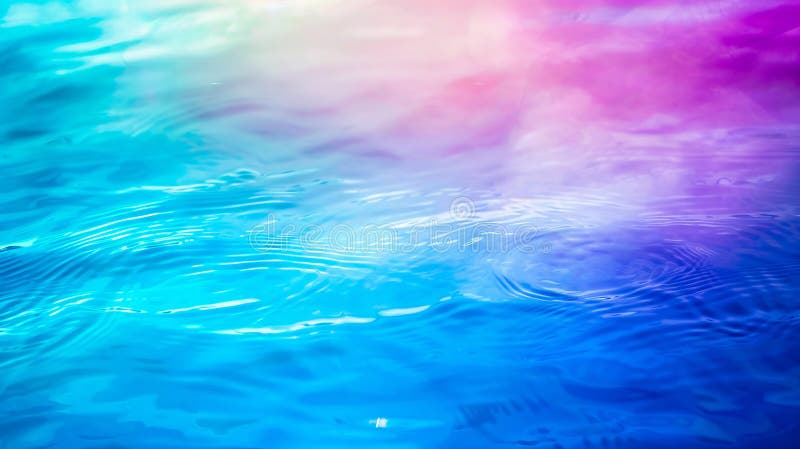 A Beautiful Blue and Purple Water Background Stock Image - Image of ...