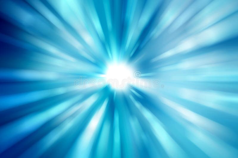Beautiful Blue Rays of Light Stock Illustration - Illustration of blend ...