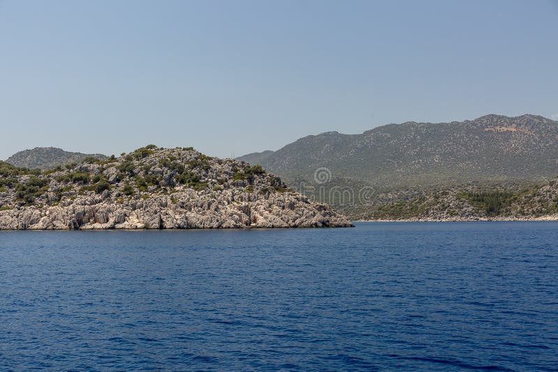 Beautiful Blue Sea Overboard the Ship. Stock Image - Image of like ...