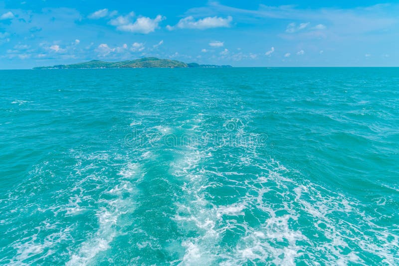 Beautiful Blue Sea and Sky. Stock Photo - Image of blue, reflection ...