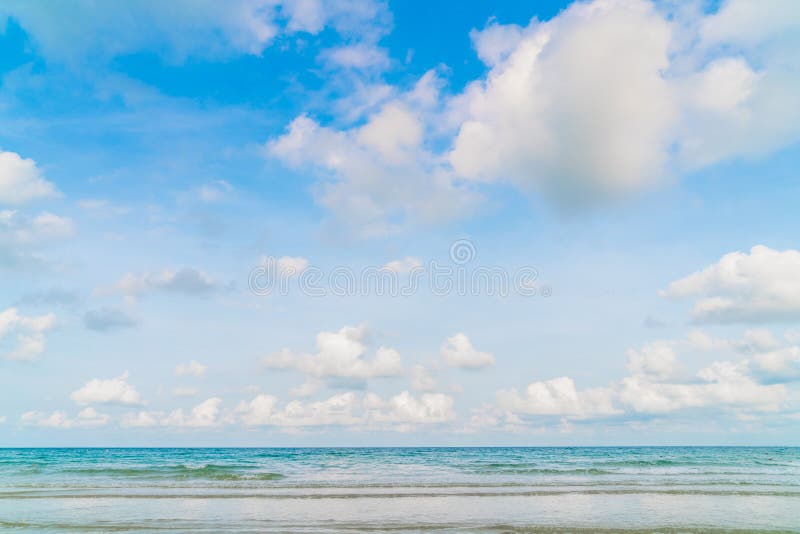 .Beautiful Blue Sea and Sky Stock Image - Image of pattern, ripple ...