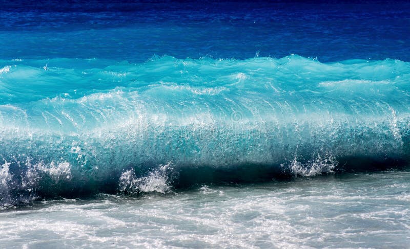 Beautiful Blue Sea Wave stock photo. Image of aqua, seascape - 59076510