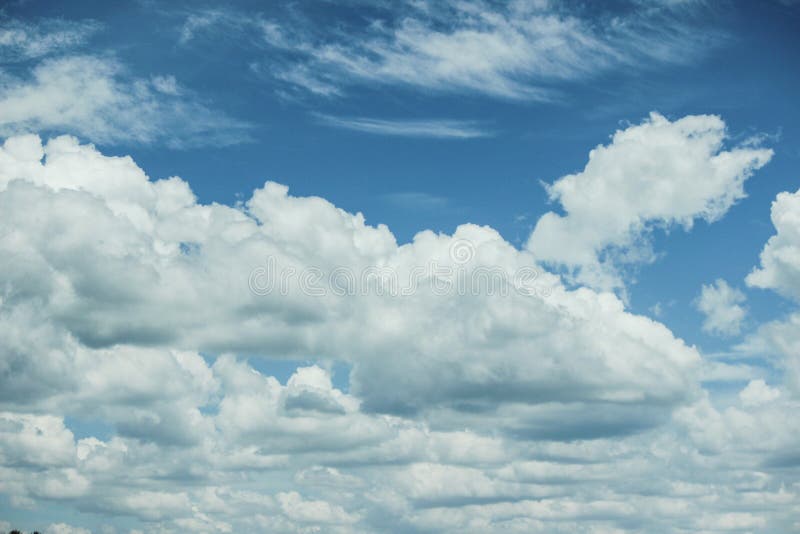 Beautiful Blue Sky Background with Clouds Stock Image - Image of ...