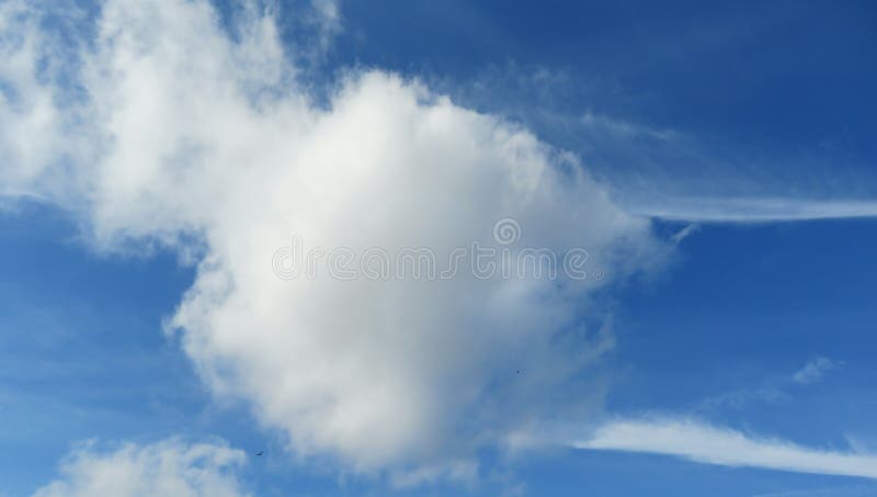 Blue sky with round cloud stock image. Image of color - 204926953