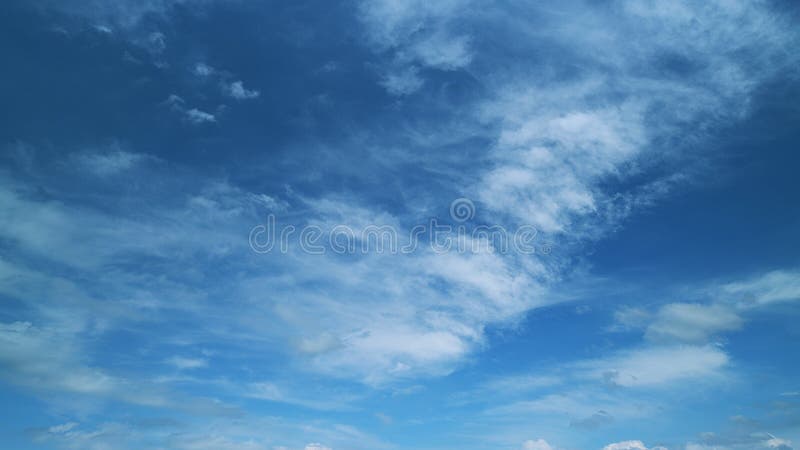 Beautiful Blue Sky with Cirrus Clouds Background. Sky with Clouds ...
