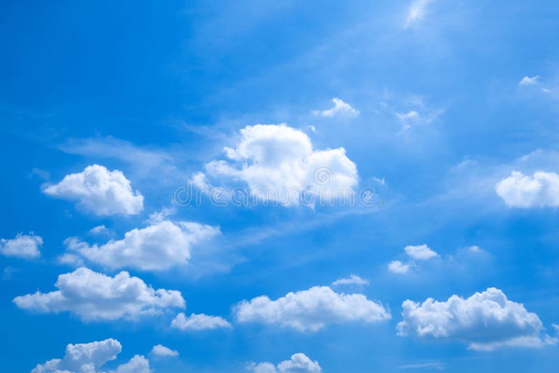 Beautiful Blue Sky Clouds for Background Stock Image - Image of design ...