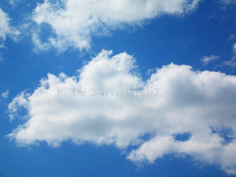 Beautiful Blue Sky with Clouds Stock Image - Image of meteorology ...