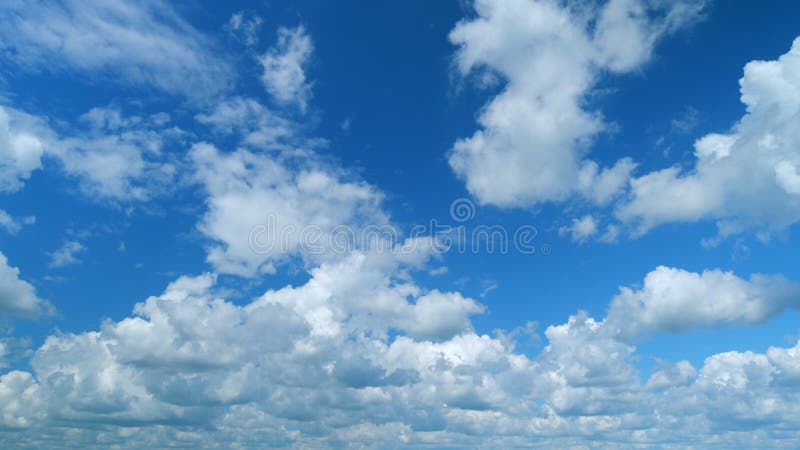 Beautiful Blue Sky with Clouds Background. White Clouds Nature ...