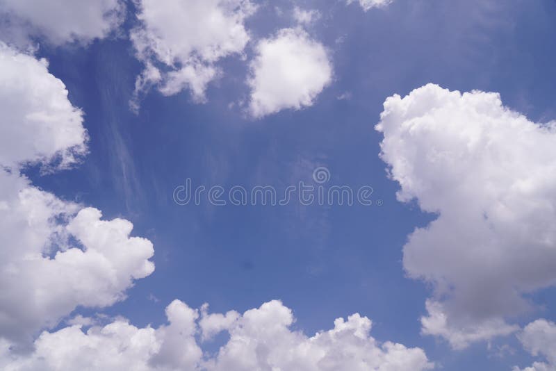 Beautiful Blue Sky and Clouds with Daylight Stock Image - Image of wave ...