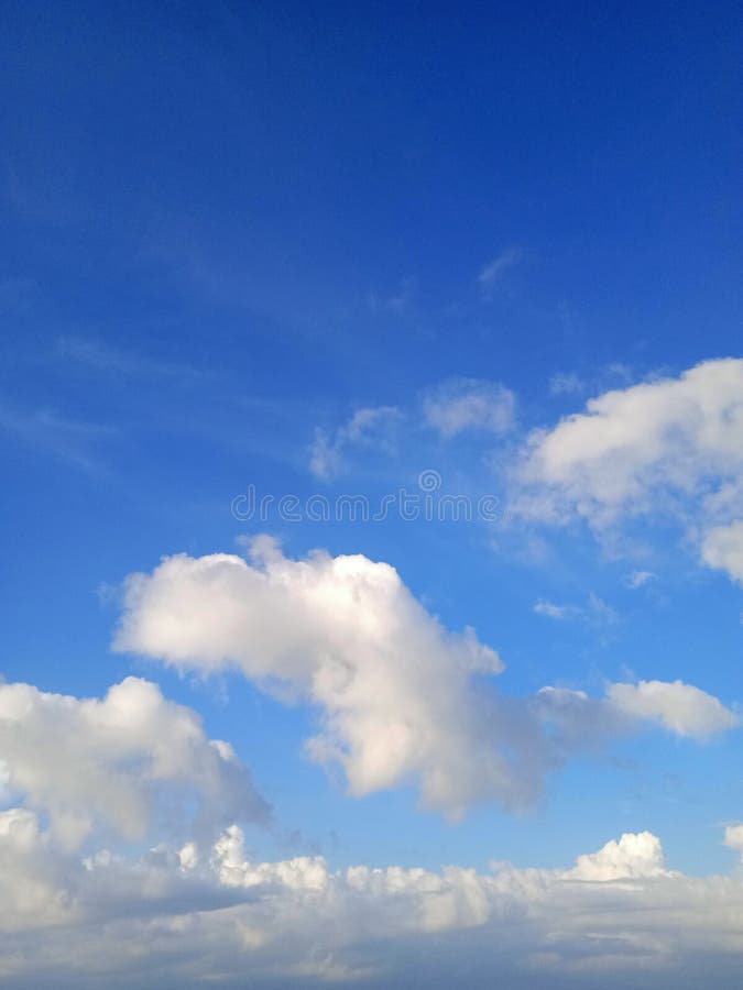 Beautiful Blue Sky on Earth Indonesia Stock Image - Image of earth ...