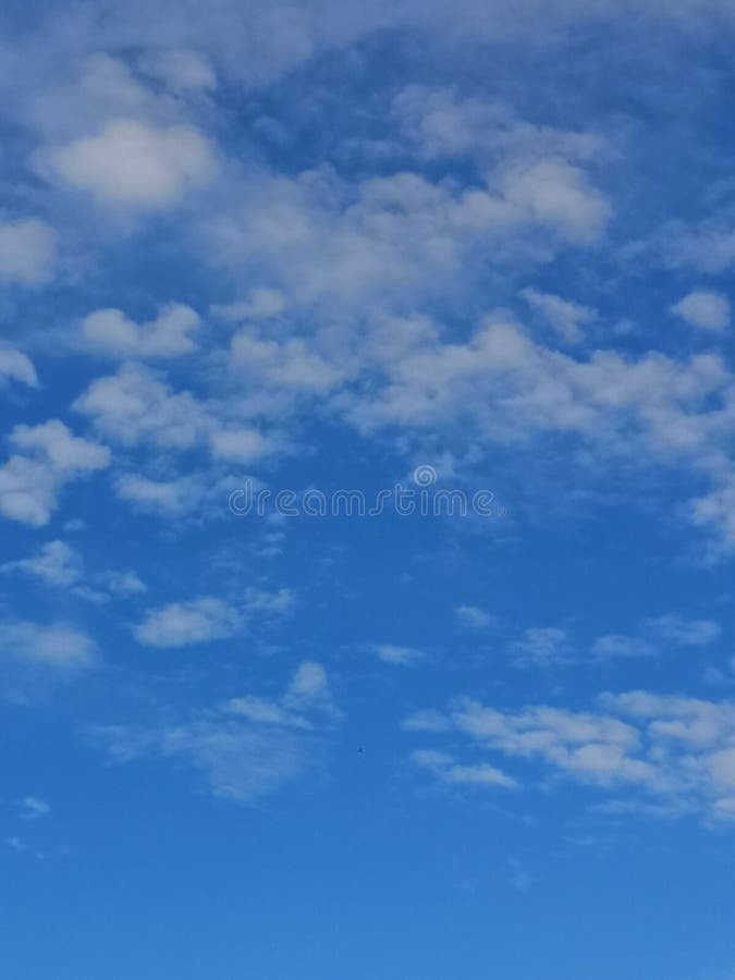 Beautiful Blue Sky Scenes with Clouds Stock Photo - Image of wave ...