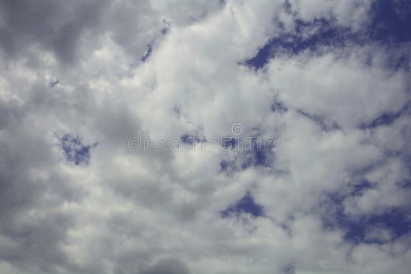 Beautiful Blue Spring Sky in Storm Clouds Stock Photo - Image of season ...