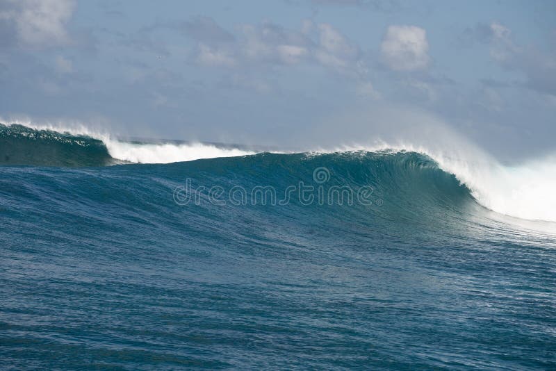 Beautiful Blue Surfing Waves during the Daytime Stock Image - Image of ...