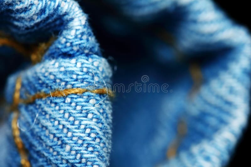 Blue Texture of Cloth in Abstract Macro for Beautiful Background Stock ...