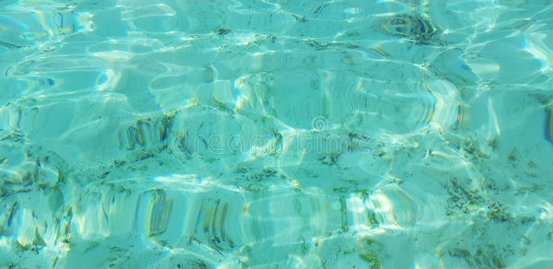 Beautiful Blue Turquoise Water Surface As Background/texture Stock ...
