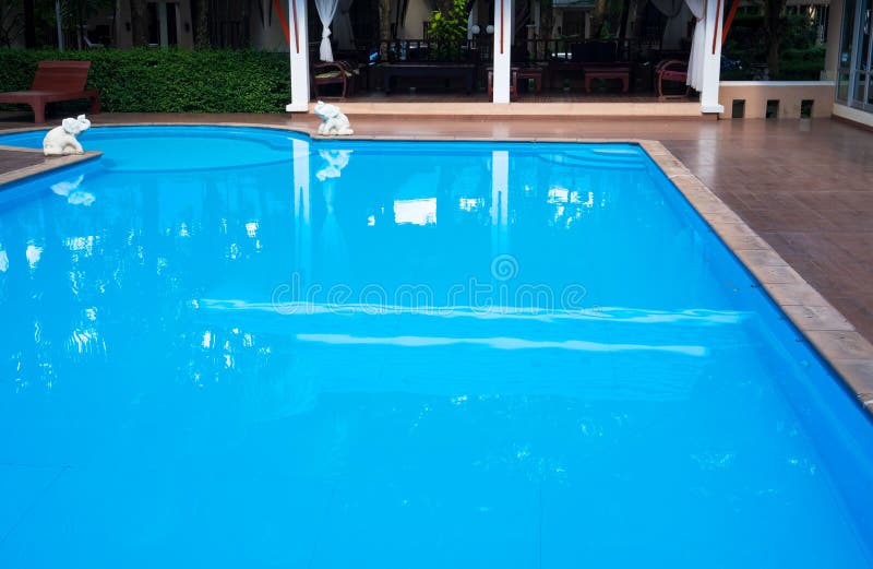 Beautiful Blue Water ,swimming Pool for Background Stock Image - Image ...