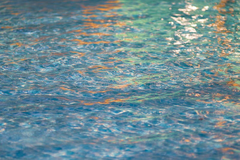 Beautiful Blue Water in Swimming Pool Background Stock Photo - Image of ...