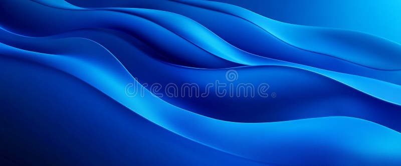 Beautiful Blue Waves Create an Abstract Design with Depth and Fluidity ...
