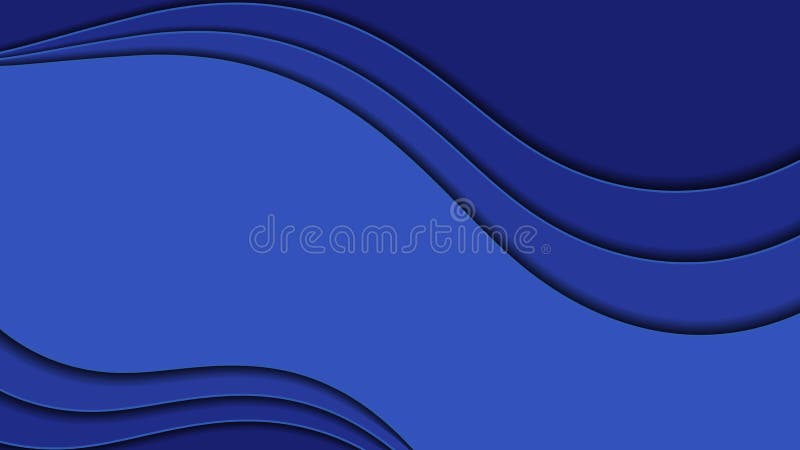Beautiful Blue Wavy Background. Stock Vector - Illustration of blue ...