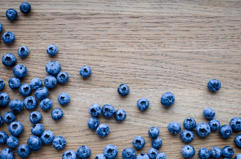 Beautiful Blueberry on a Wooden Background Stock Image - Image of food ...