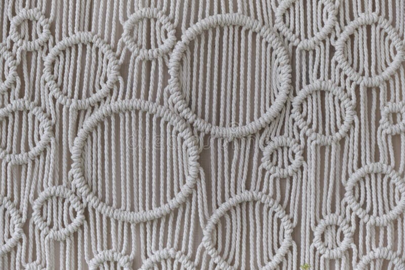 Beautiful Boho Macrame on Wall Panel. Tapestry in the Style of Boho ...