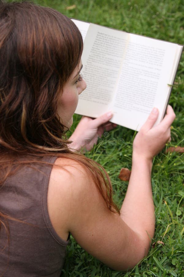 Beautiful Book Reader stock photo. Image of literature - 18198006