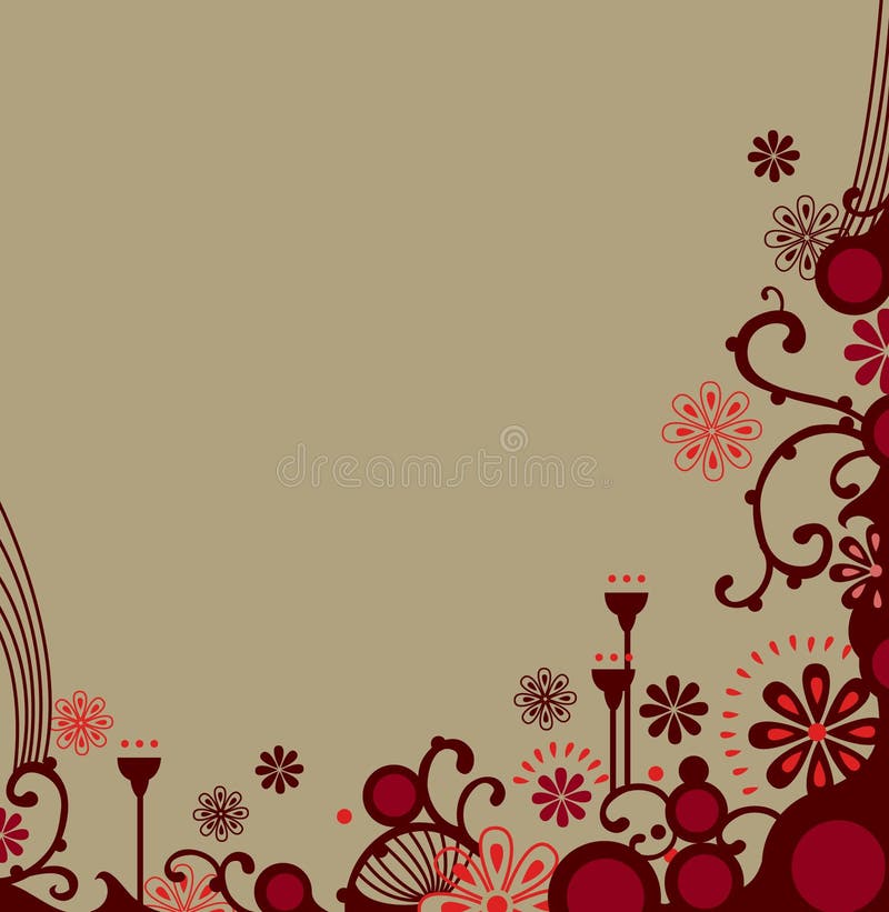 Beautiful border stock illustration. Illustration of background - 9336325
