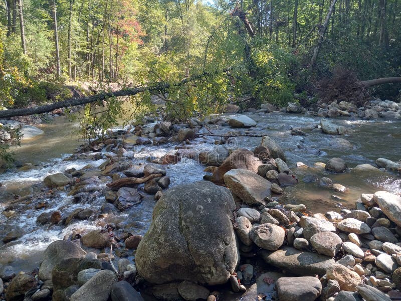 Beautiful Borders Rocks Stream Stock Image - Image of autumn, woodland ...