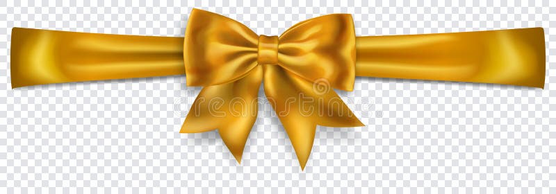 Beautiful Bow with Horizontal Ribbon Stock Vector - Illustration of ...