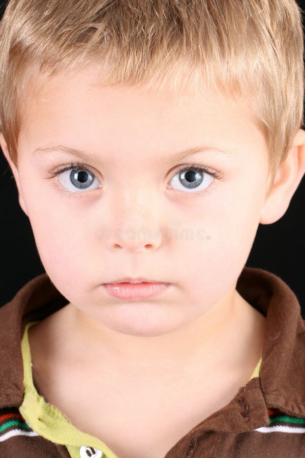 Beautiful Boy stock photo. Image of blond, child, expression - 10069074
