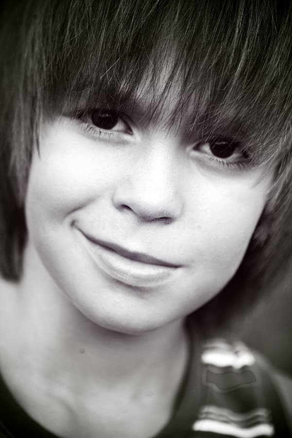 Beautiful boy stock image. Image of hair, portrait, fashion - 26633247