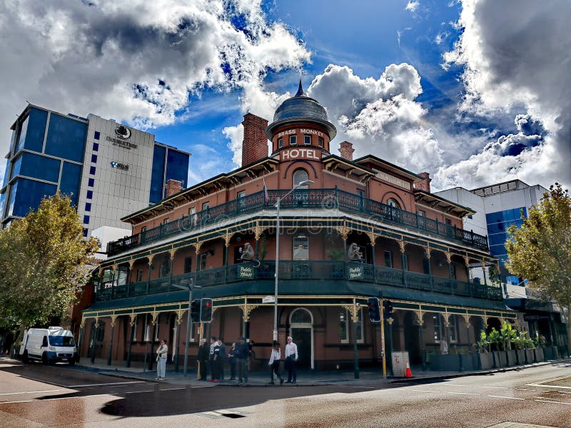 Beautiful Brass Monkey Hotel in Northbridge Perth Editorial Stock Image ...