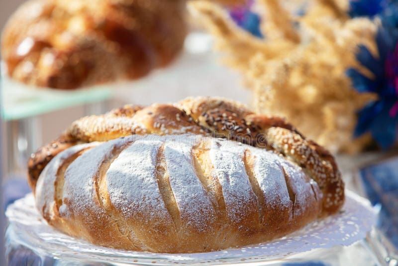 Beautiful Bread and Loaf in Flour Stock Photo - Image of flour ...