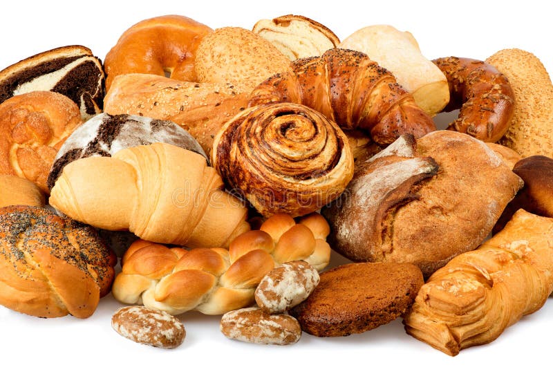 Beautiful breads closeup stock image. Image of cereal - 52387165