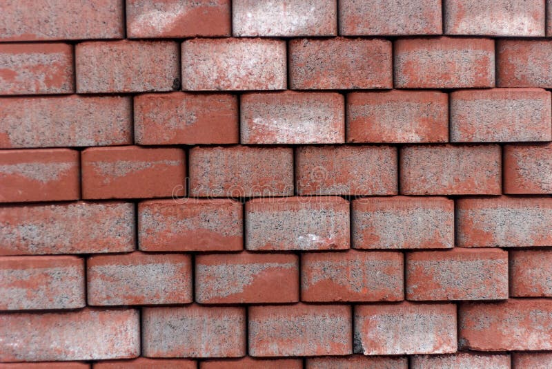 Beautiful Brick Background, the Wall Made of Multi-colors Bricks. Stock ...