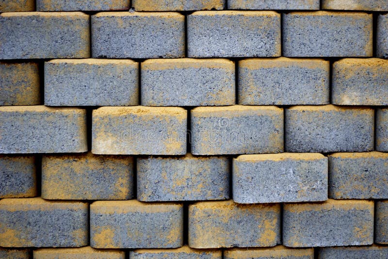 Beautiful Brick Background, the Wall Made of Multi-colors Bricks. Stock ...