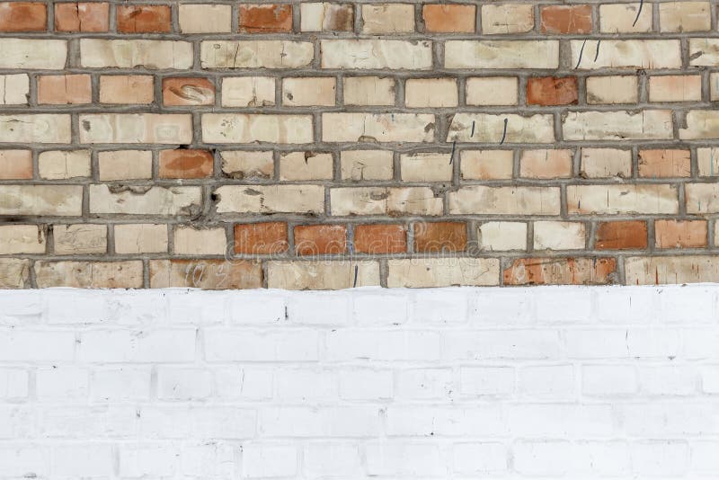 Beautiful Brick Background, the Wall Made of Multi-colors Bricks. Stock ...