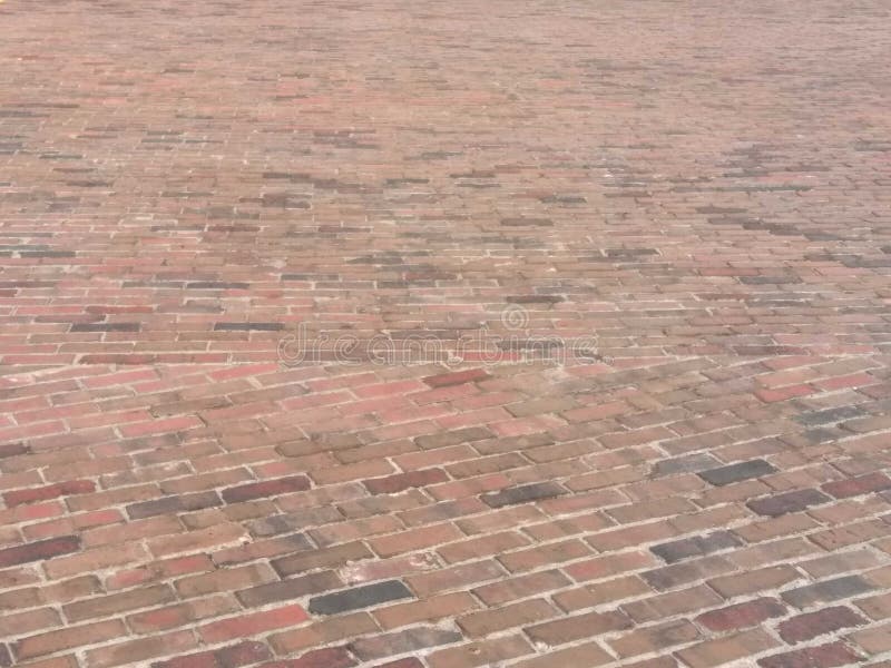 Beautiful brick laid road stock photo. Image of beautiful - 115508724