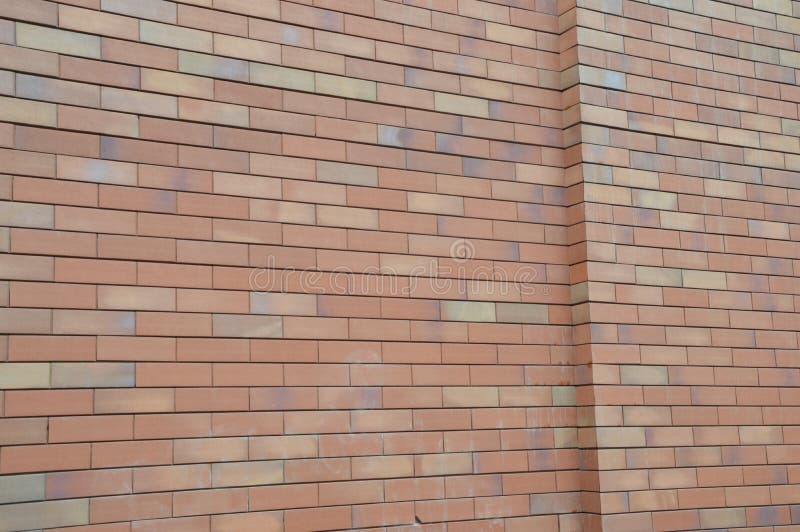 Beautiful Brick Wall Background. Decorative Facing Brick. Modern ...